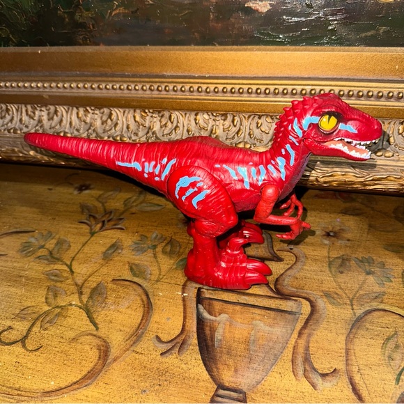 Zuru | Toys | Red Raptor Dinosaurrobo Alive Rampaging Zuru Inc Action ...